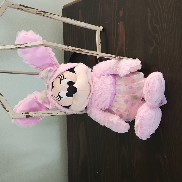 Disney | Toys | Nwt Large Plush Disney Easter Minnie Mouse In Tutu ...